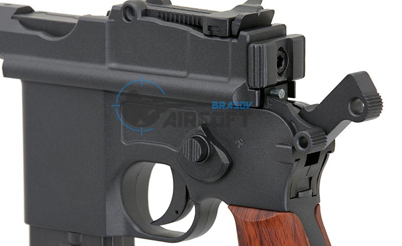 Replica Mauser Broomhandle M712 Full Metal CO2 - Airsoft Brasov