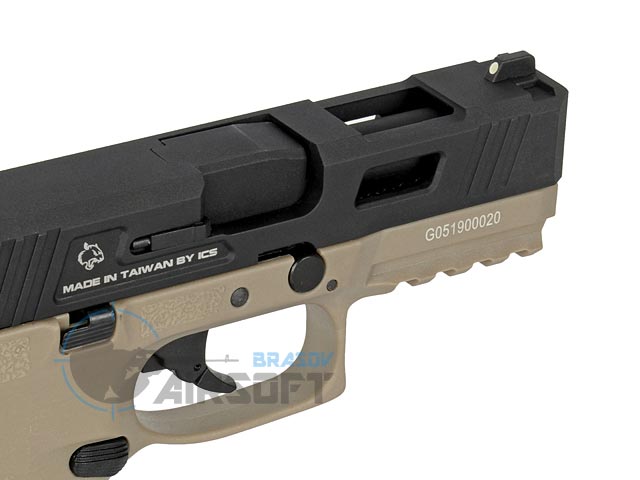 Replica pistol ICS BLE-005-SD XFG GBB Dual Tone - Airsoft Brasov